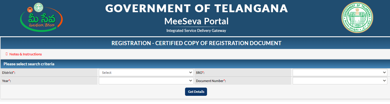 IGRS Telangana: All about Registration and Stamps Department, Telangana