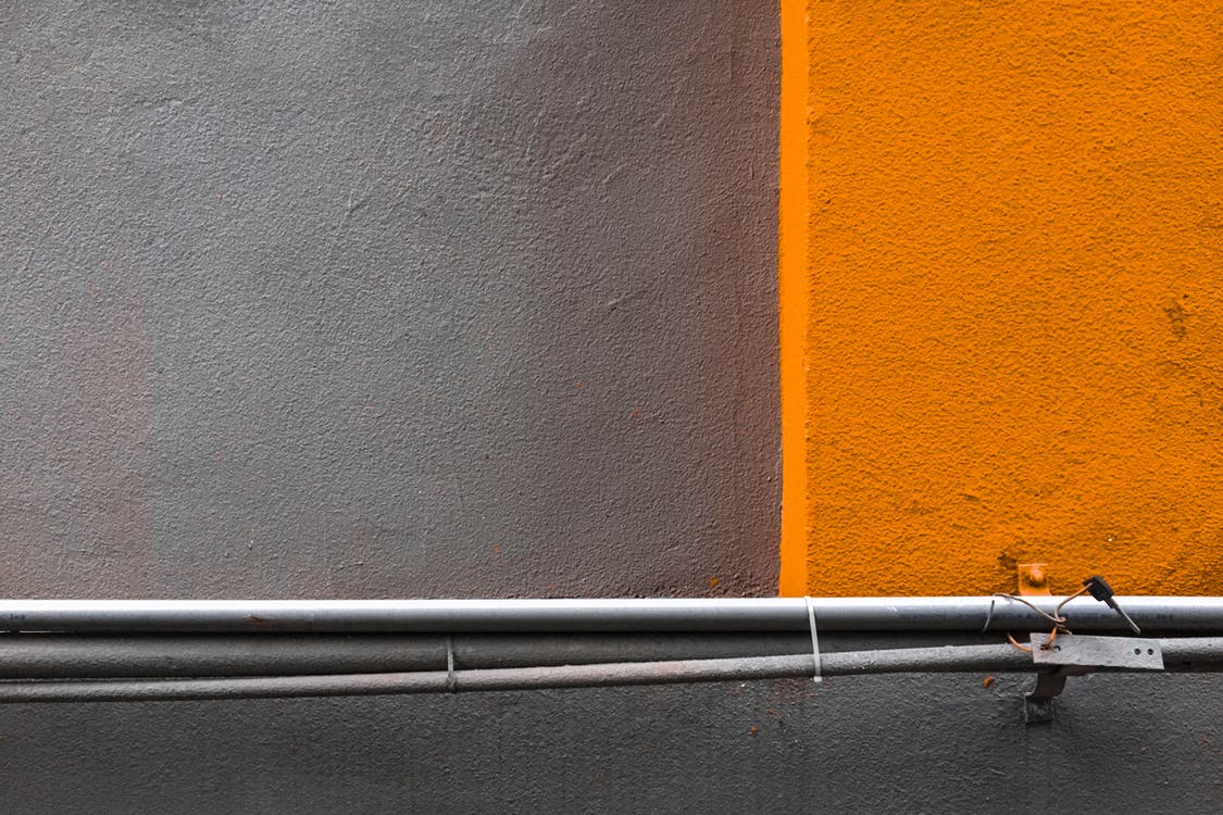 Best Orange Two Colour Combination for Bedroom Walls