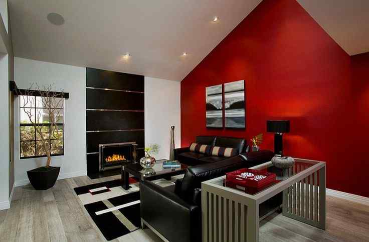 Red Wall Paint Combination Inspirations: Infuse Vibrancy into Your ...