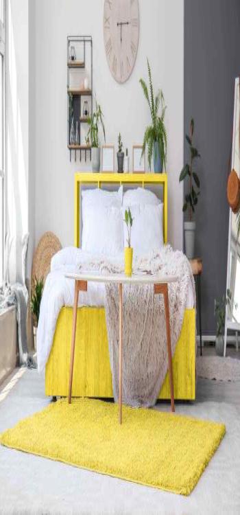 Grey And Yellow Bedroom Walls