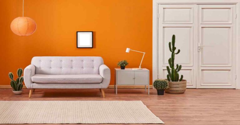 Orange Colour Wall Paint: Transform Your Space with NoBroker Painting ...