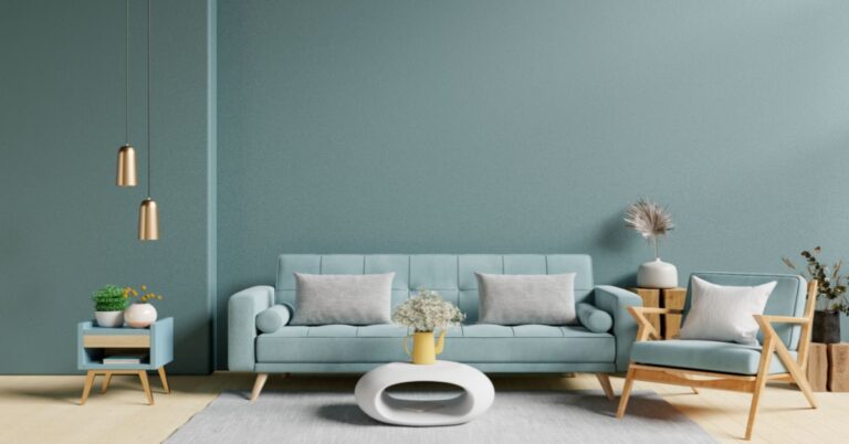 Light Blue Colour Combinations with NoBroker Painting Services