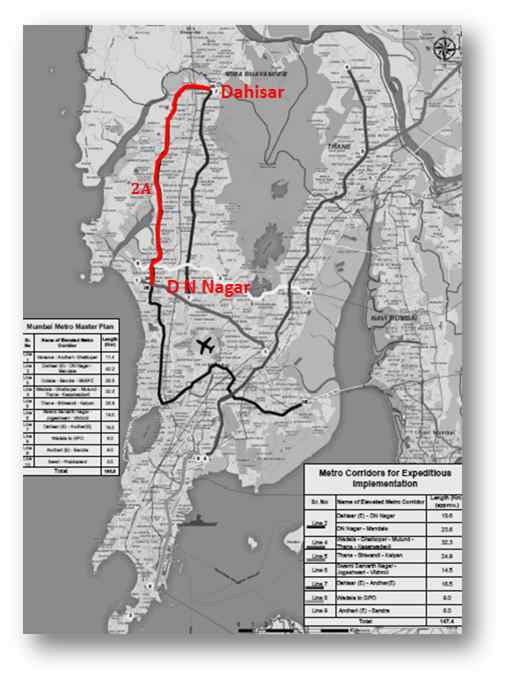 Mumbai Metro 2A: Interconnectivity, Routes, and Project Highlights