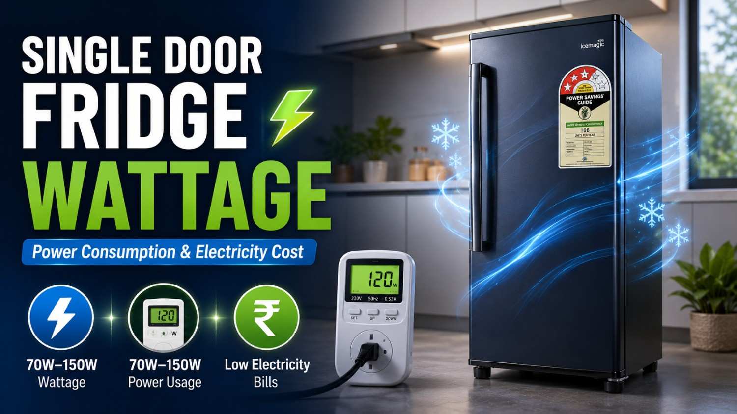 Single Door Fridge Wattage & Power Consumption Guide