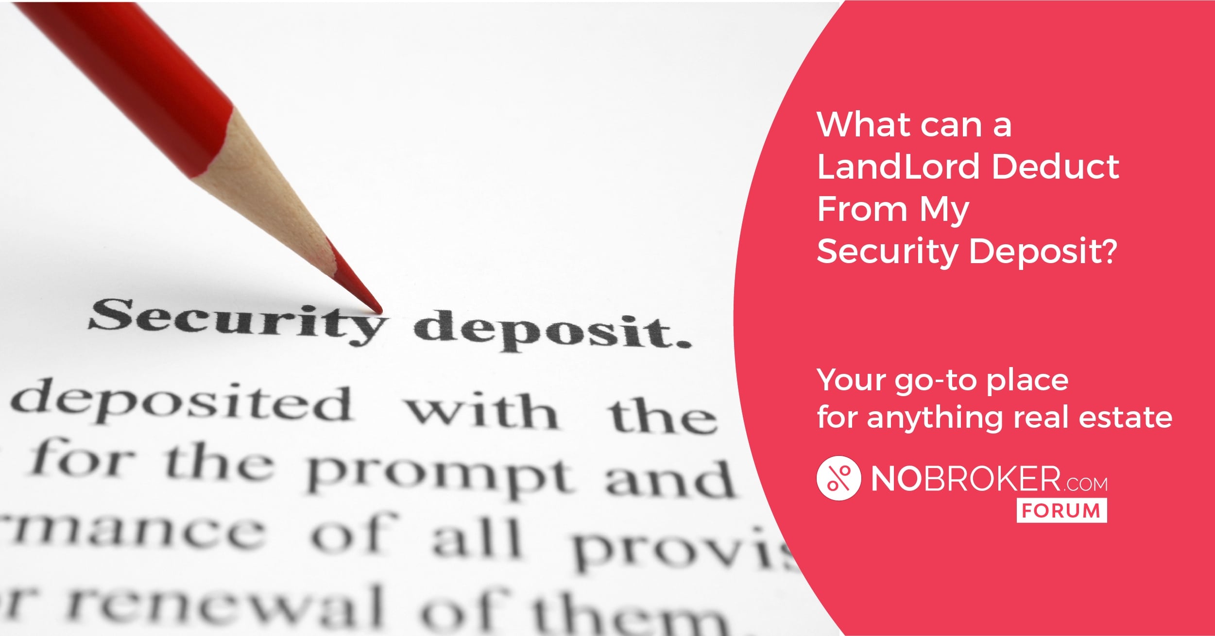 What are the landlord deducting money from deposit Rules