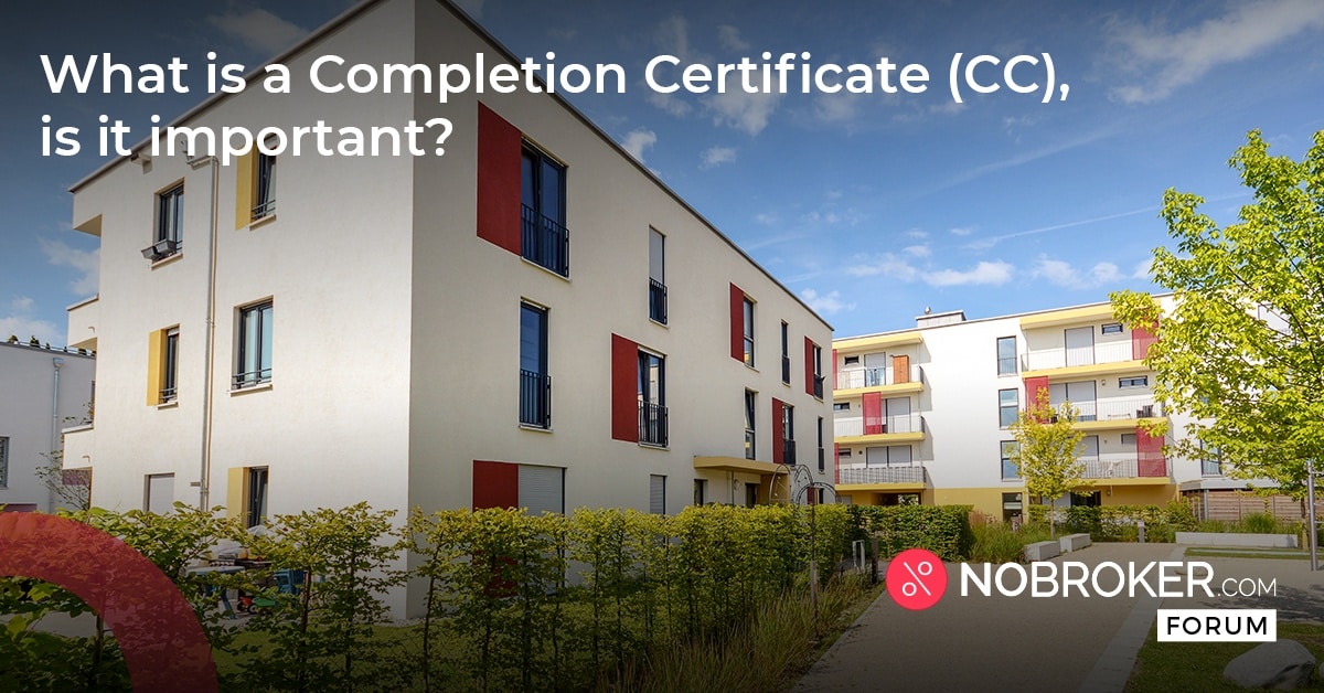 What is a building Completion Certificate (CC), is it important?
