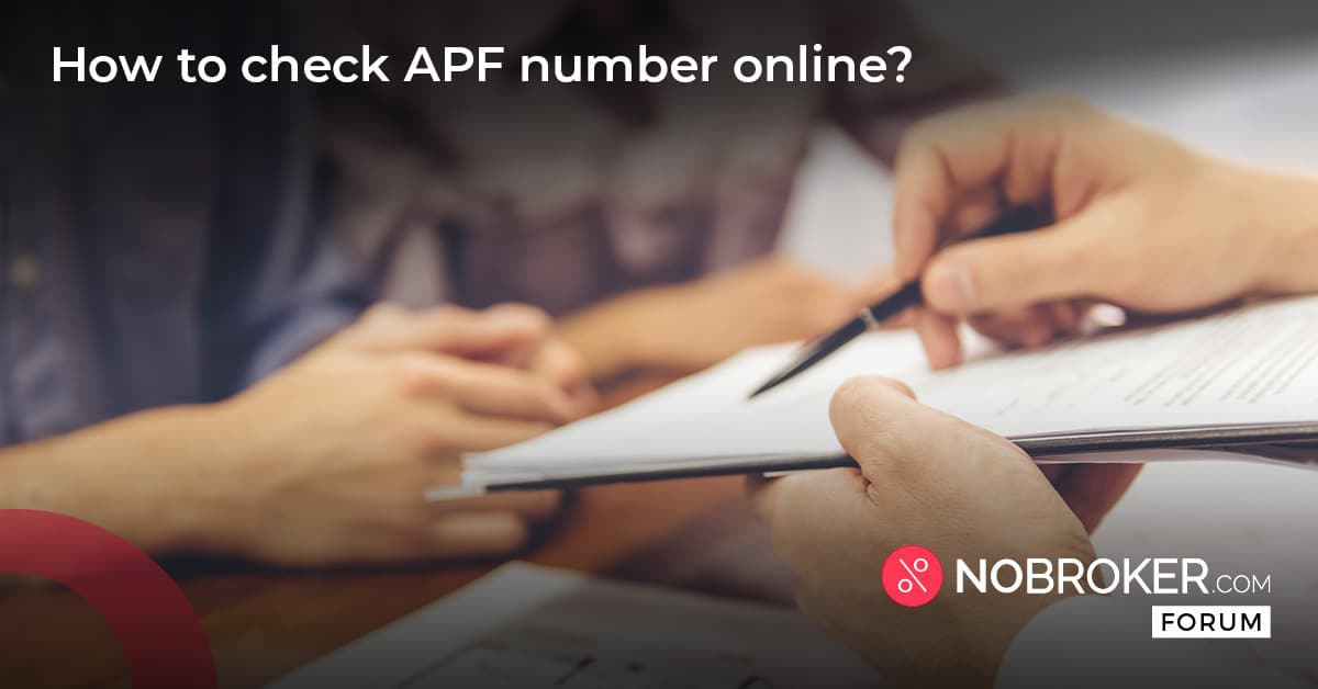What is APF Full Form in Banking and How to Check APF Number Online