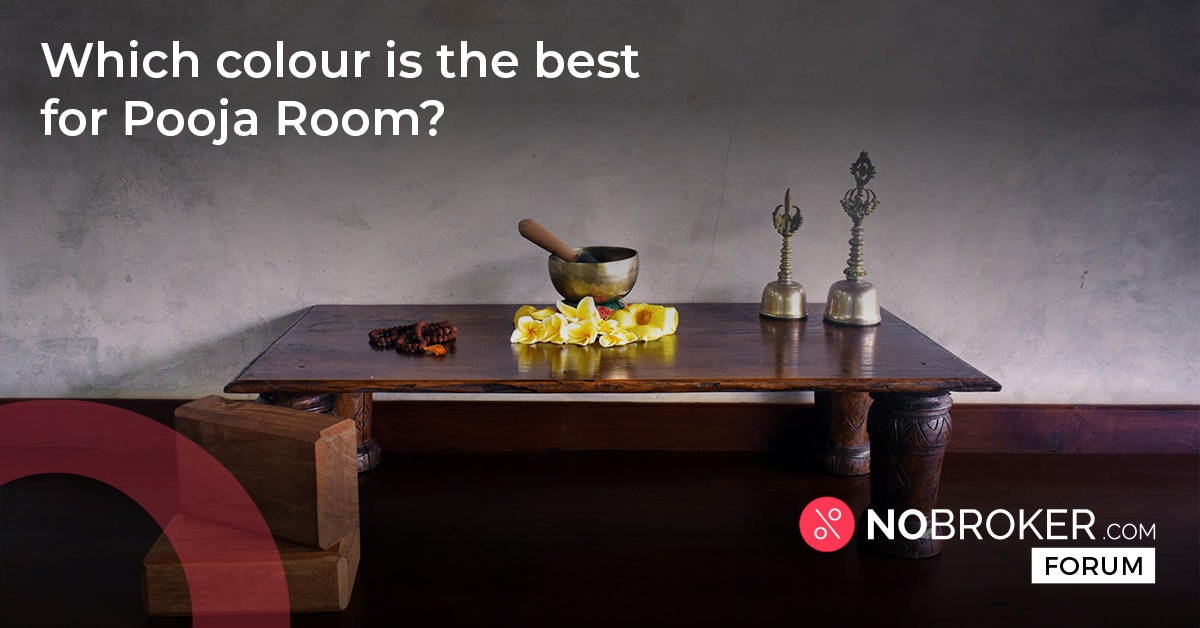 Which colour is best colour for pooja room as per vastu?