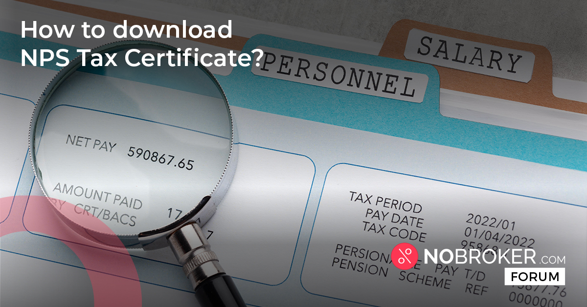 How to Download NPS Certificate for Income Tax