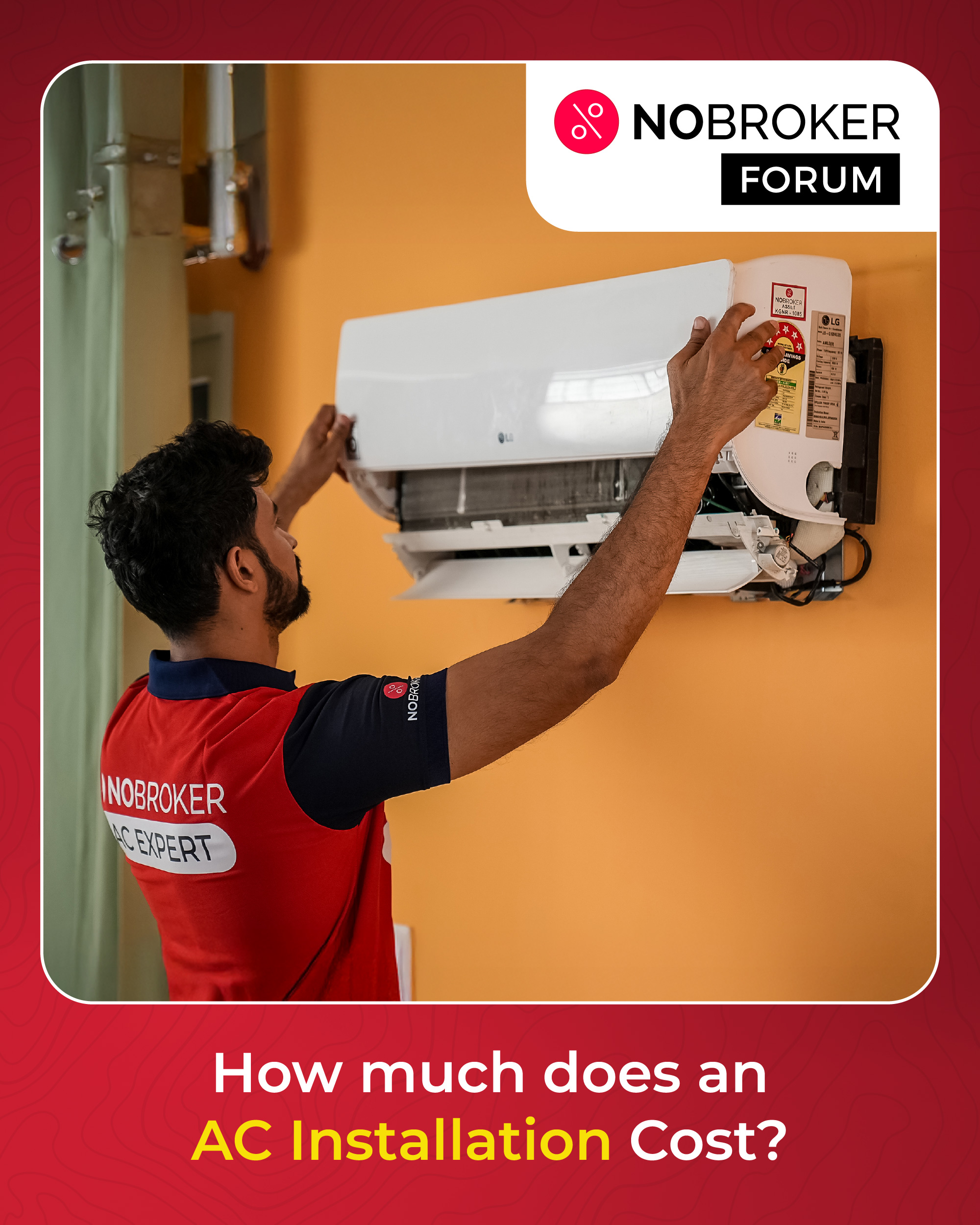 What are the AC Installation Charges in 2025