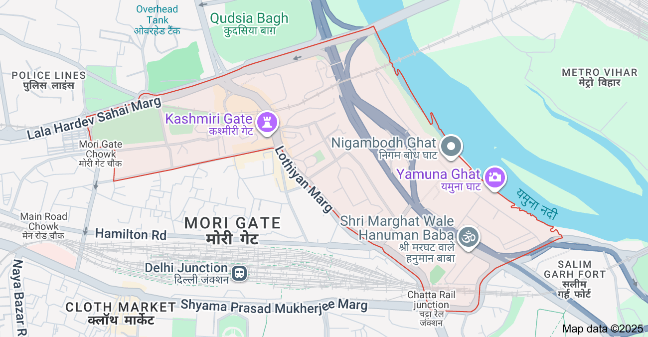 Kashmere Gate, New Delhi, Delhi - Map, Pin Code, & Property Rates 2025