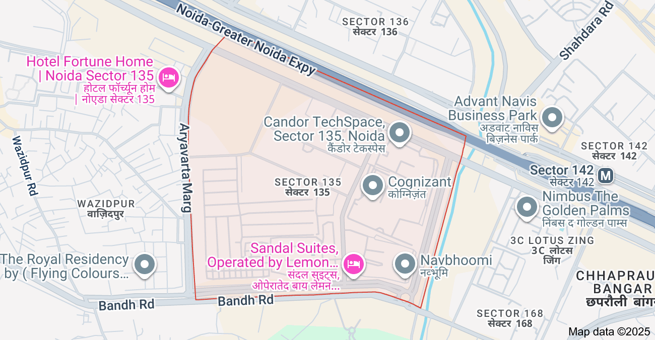 Sector 135, Noida - Map, Pin Code, & Property Rates 2025