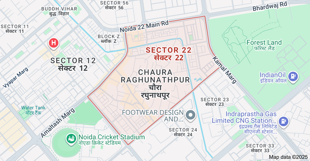 Sector 22, Noida - Map, Pin Code, & Property Rates 2025