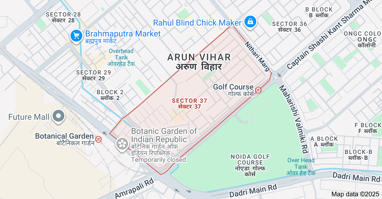 Sector 37, Noida - Map, Pin Code, & Property Rates 2025