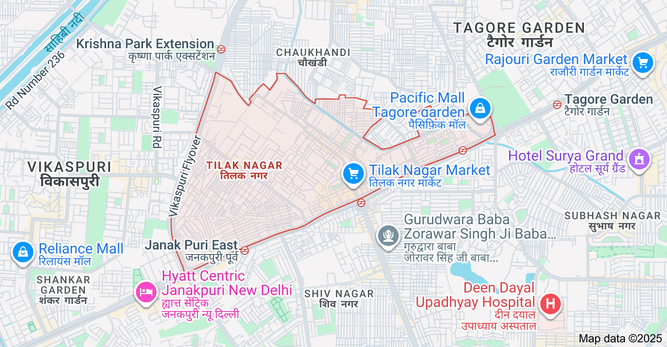 Tilak Nagar, New Delhi, Delhi - Map, Pincode, Property Rates, Photos ...